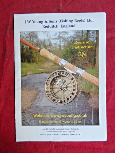 A VINTAGE J W YOUNG & SONS FISHING REEL ADVERTISING LEAFLET | eBay UK