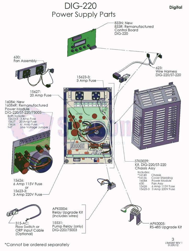 AutoPilot 16084 Power Module - for Pool Pilot Digital DIG-220 Soft ...