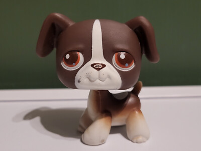 LPS #287 LITTLEST PETSHOP ORIGINAL AUTHENTIQUE CHIEN DOG BOXER HASBRO ...