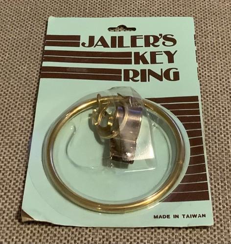 Jailer’s Key Ring & Whistle Children’s Toy New In Package Vintage NOS ...
