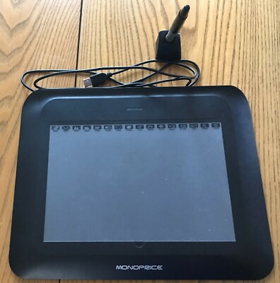 Monoprice Pen Tablet TWA60 Includes Pen & Holder - you need to download ...