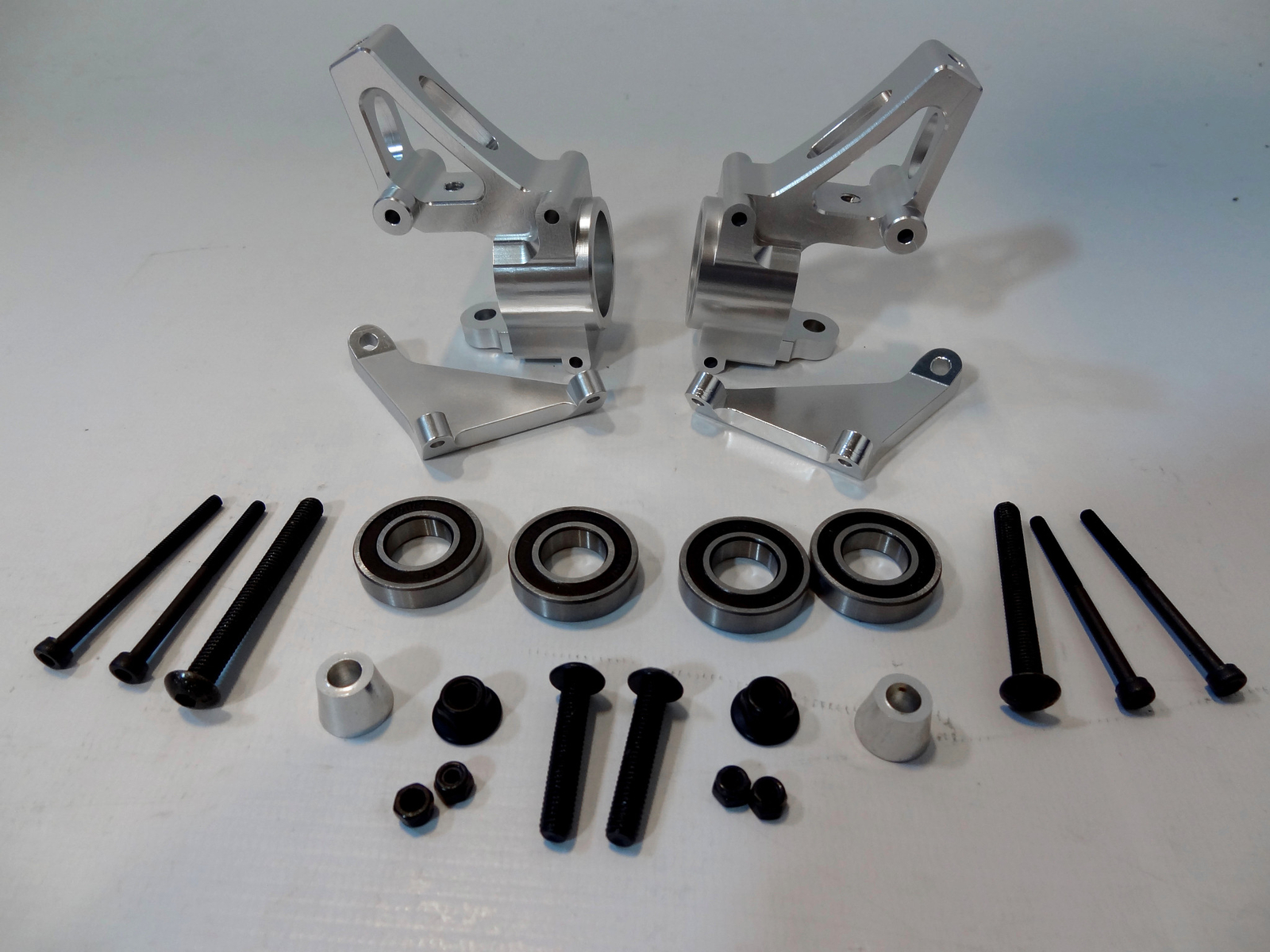 Rovan RC 1/5 Scale Aluminum Front Hubs, Steering Kit HPI Baja 5b Buggy ...