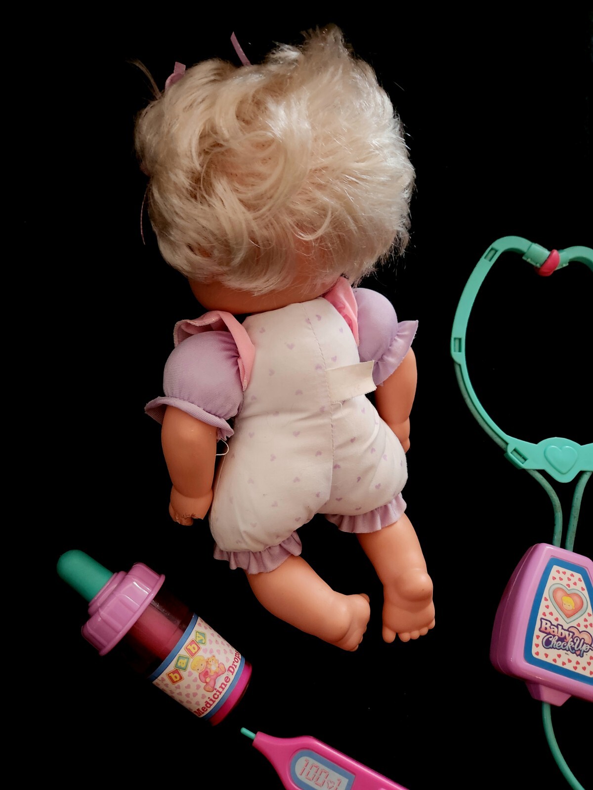Vtg 1993 Kenner Baby Check-Up Doll Complete Stethoscope DOCTOR KIT ...