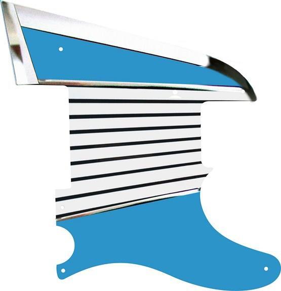 Pickguard to fit Fender Telecaster Guitar 5 Hole ESQUIRE Tailguard Blue ...