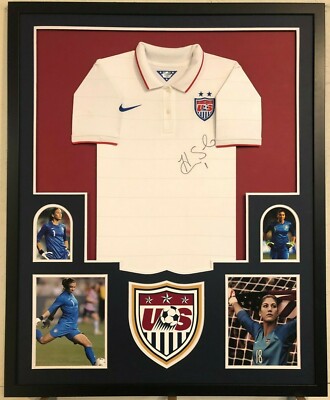 FRAMED HOPE SOLO AUTOGRAPHED SIGNED USA SOCCER JERSEY FANATICS HOLO | eBay