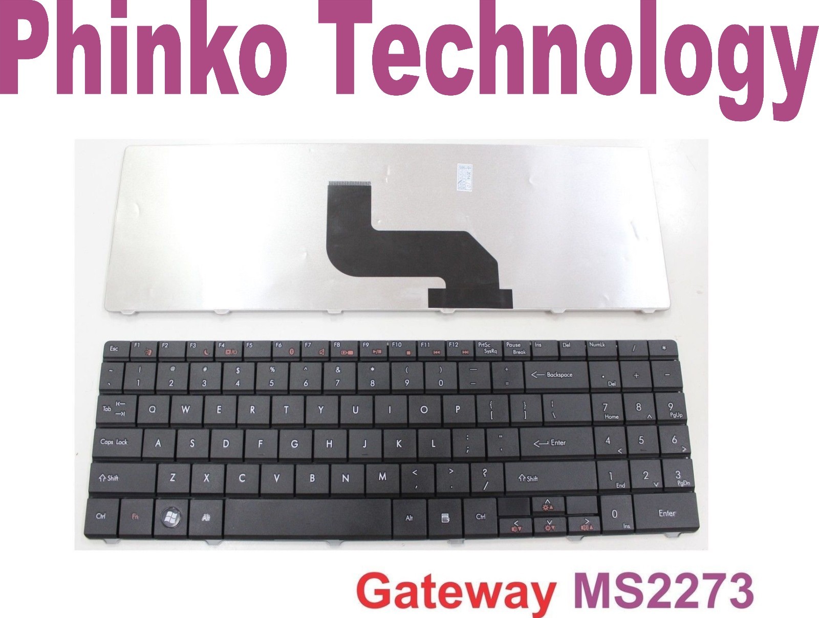NEW Keyboard For Gateway MS2273 MS2274 MS2285 MS2284 Laptop US Frame | eBay
