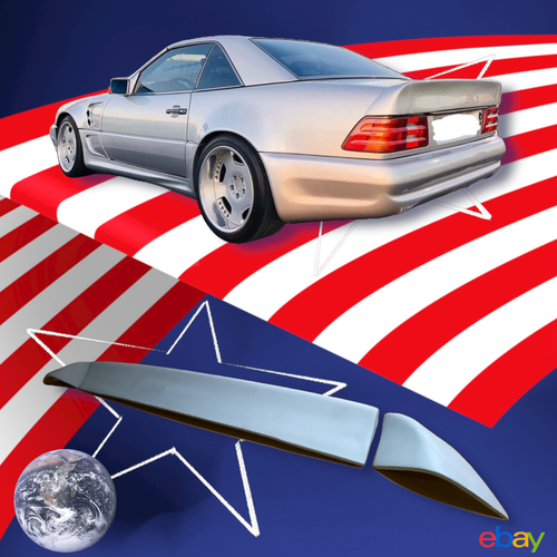 For Mercedes SL R129 1989-2001 Sport Rear Trunk Spoiler Ducktail Frp ...