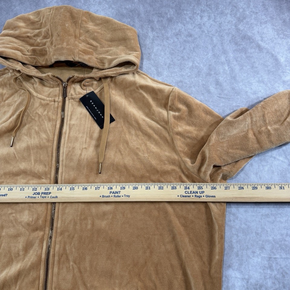 Vintage Sean John 2XL Y2K Velvet Velour Tracksuit Set Pants Hoodie ...