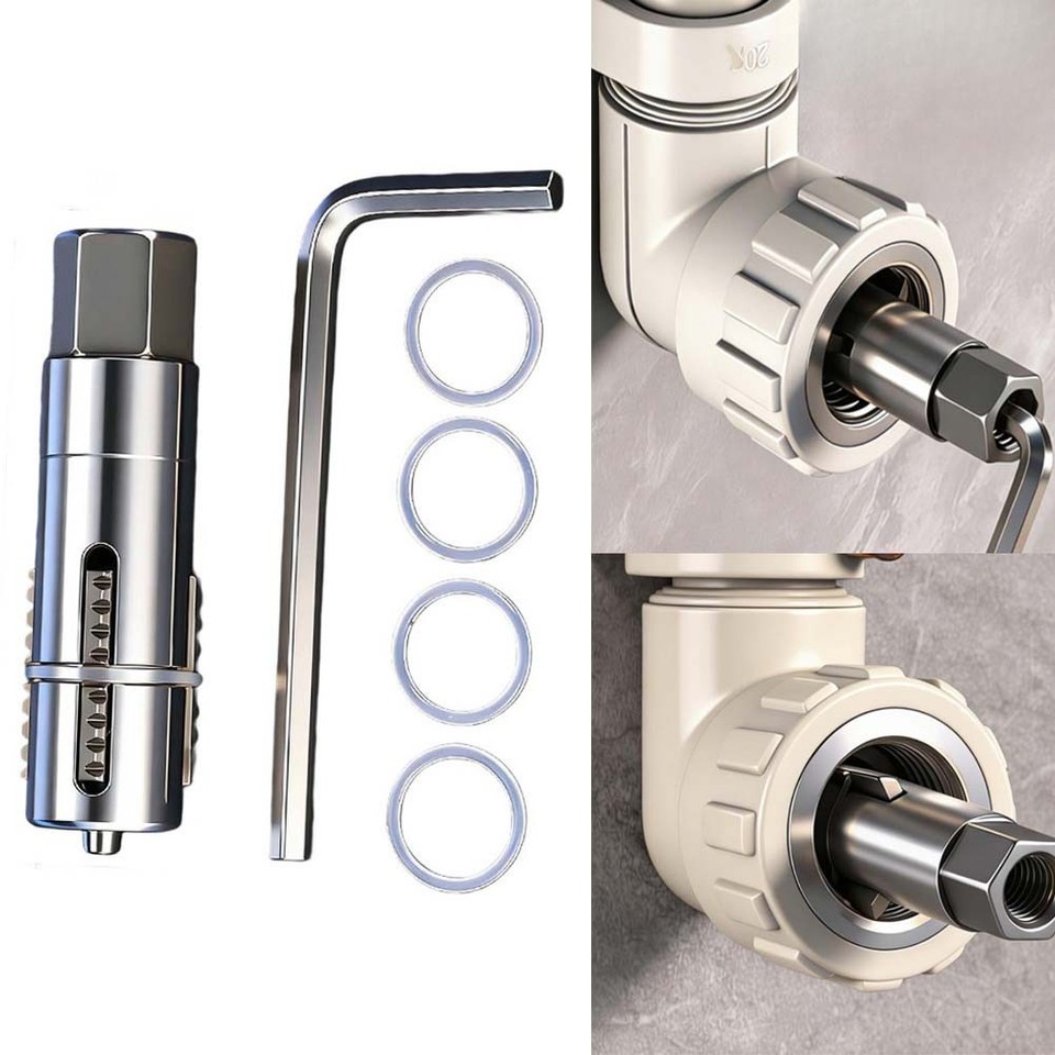 Adjustable Diameter Screw Extractor for Pipe Threads Bolts and Screws ...