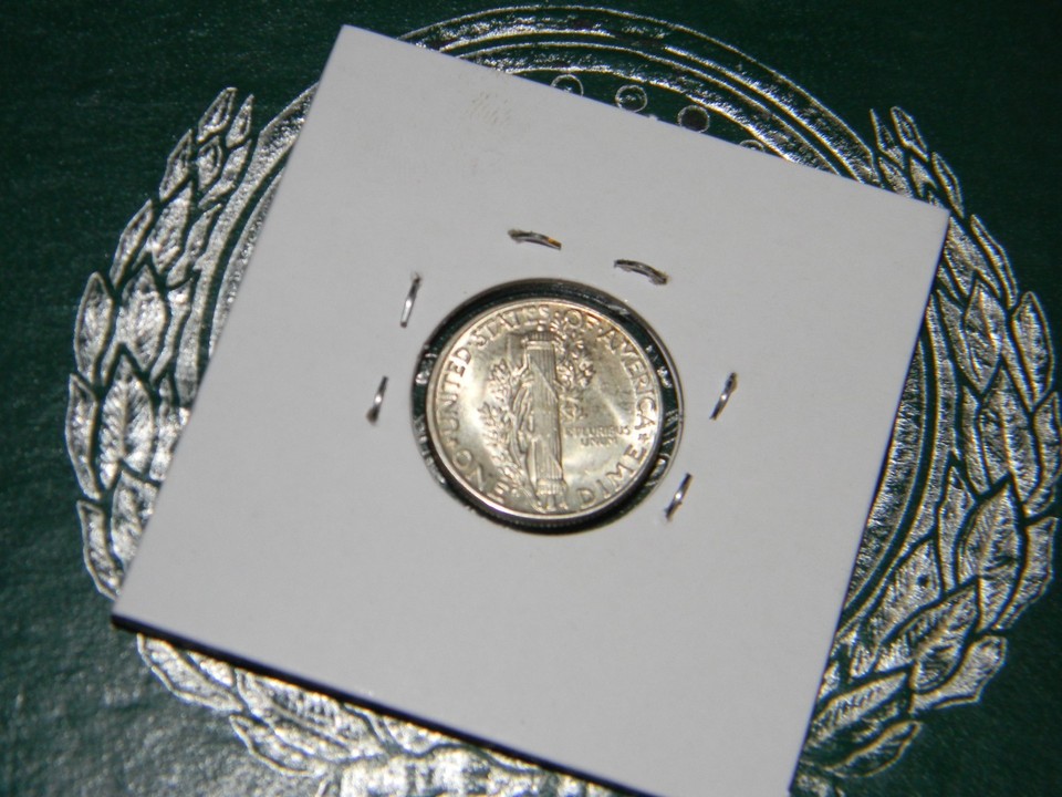 1945 P Mercury Dime, Split Bands, Superb Gem BU/AU [FULL SPLIT BANDS ...