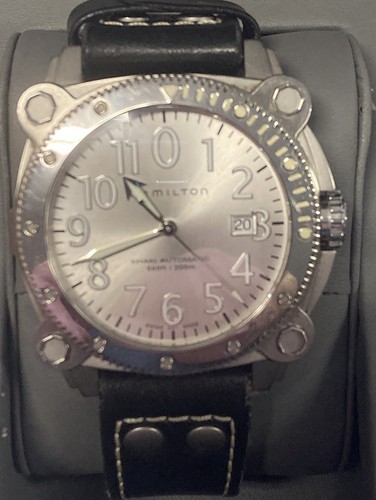 Hamilton Below Zero Automatic Watch H785550 45mm Silver | eBay