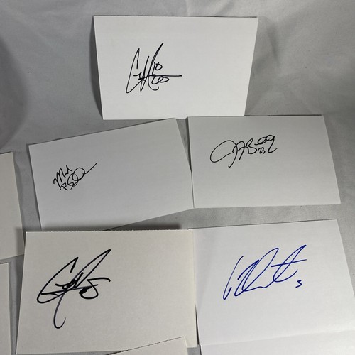 Huge Lot Of Frederick Keys Autographed Index Cards Baltimore Orioles ...