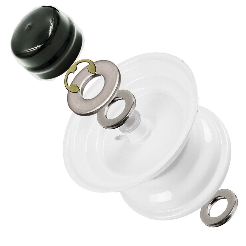 Hub Cap Retainer Washers Hubs Hardware Kit 2pcs E-Clips Metal Material ...