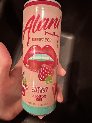 Alani Nu Energy Drink, Berry Pop,ADDISON RAE LIMITED EDITIO, 12 Oz Can ...