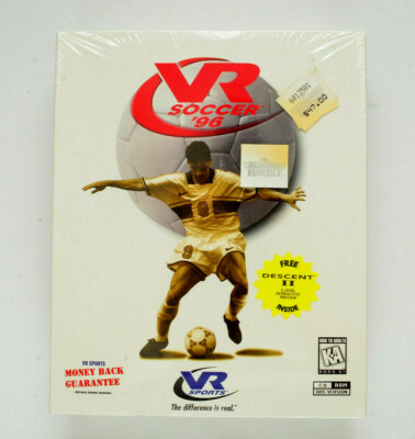 VR Soccer '96 CD ROM Big Box NIB / Sealed NEW RARE DOS VERSION | eBay