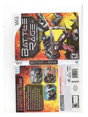 Battle Rage Mech Conflict Nintendo Wii ARTWORK ONLY Authentic Original ...