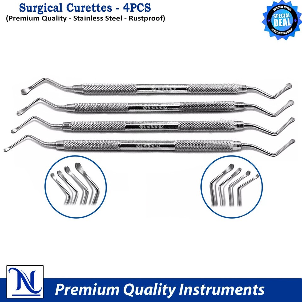 Curved Sinus Lift Osteotomes Setup Gum Flap Elevation Soft Tissue Kit Implant | eBay