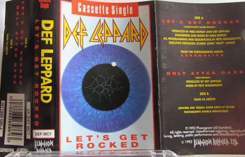 DEF LEPPARD Let's get rocked Cassette single UK | eBay