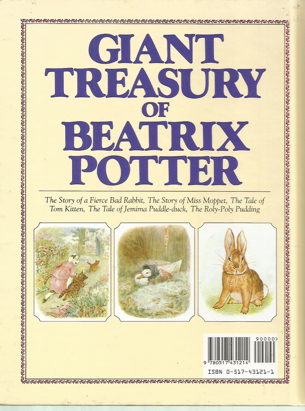 Giant Treasury of Beatrix Potter by Beatrix Potter (Hardback, 1984 ...