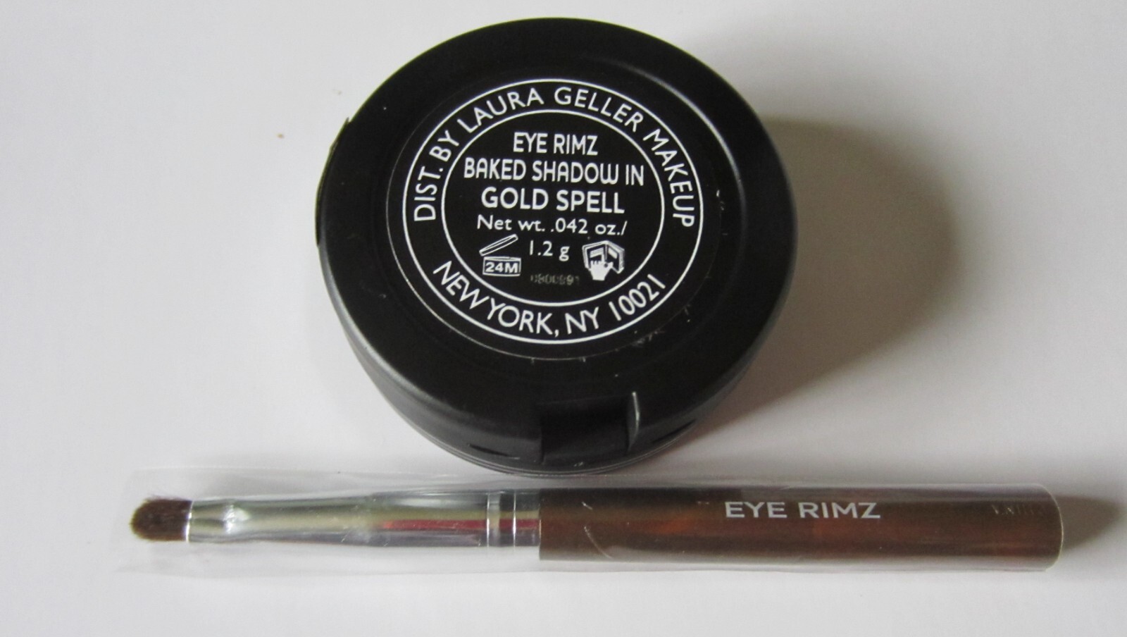 LAURA GELLER GOLD SPELL Eye Rimz / Eyeshadow .042 oz with EYE RIMZ ...
