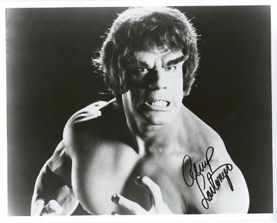 LOU FERRIGNO Signed autograph 8x10 Photo INCREDIBLE HULK TV Show ...