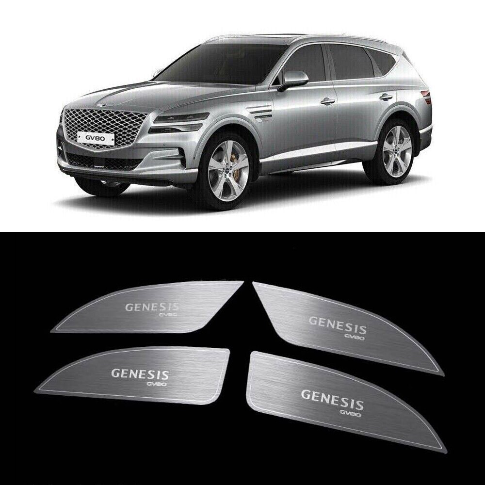 Interior Door Pocket Plate Molding 4p 1set (Fits: 2021 2023 Genesis ...