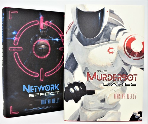 SIGNED LTD The Murderbot Diaries + Network Effect Martha Wells NEW 2nd ...