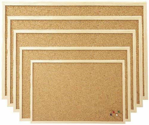 Cork Board Pin Message Notice Board Wooden Frame Office Memo School ...