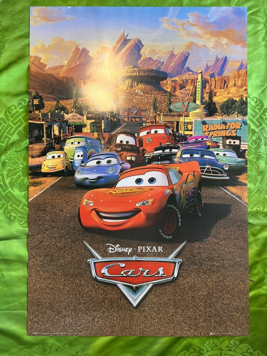 Disney Pixar Cars Characters Film Movie Poster New Maxi