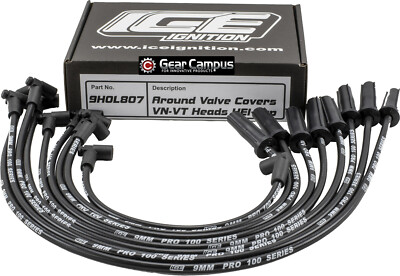 ICE Ignition PRO 100 9 mm Leads; VN-VT Holden, HEI Dist & Coil, Around ...