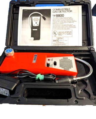Combustible Gas Detector Hard Case TIF 8800 Tester Measurement Propane ...