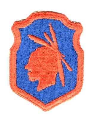Army Patch: 98th Infantry Division, cut edge, WWII era, orange | eBay