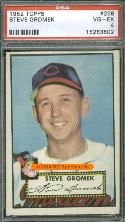 1952 Topps - Semi-High # #258 Steve Gromek for sale online | eBay
