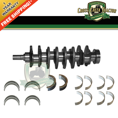 CRANKSHAFT10 Crankshaft & AT21139/RE27352 Bearing Kit For John Deere ...