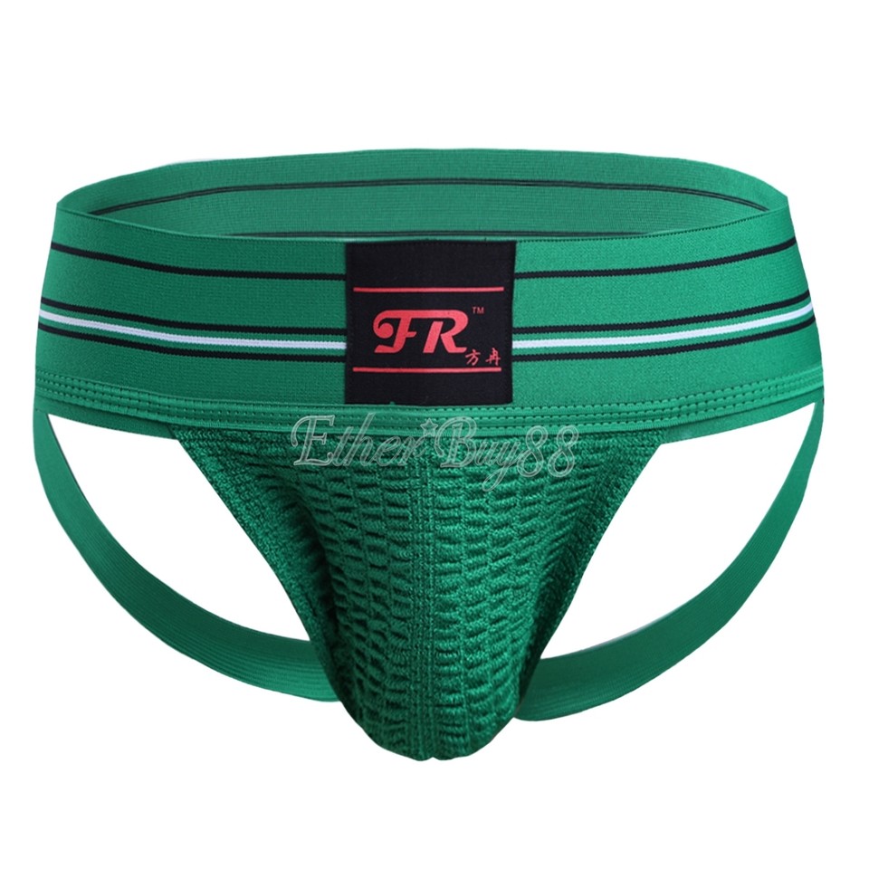 Mens Jockstrap Gym Athletic Supporter Stretch Performance Brief ...