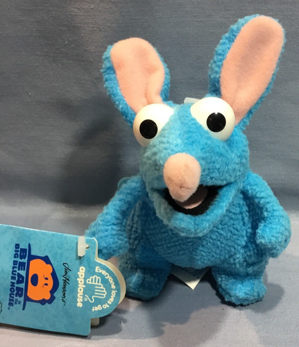 Bear in the Big Blue House Tutter Mouse RARE Vintage 5” NWT Jim Henson ...