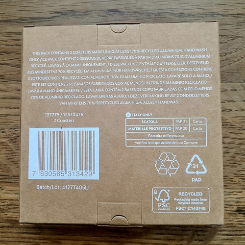 2 x Nespresso Barista Limited Ed Coasters | eBay