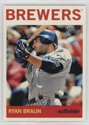 2013 Topps Heritage Action Variation Ryan Braun #460 | eBay
