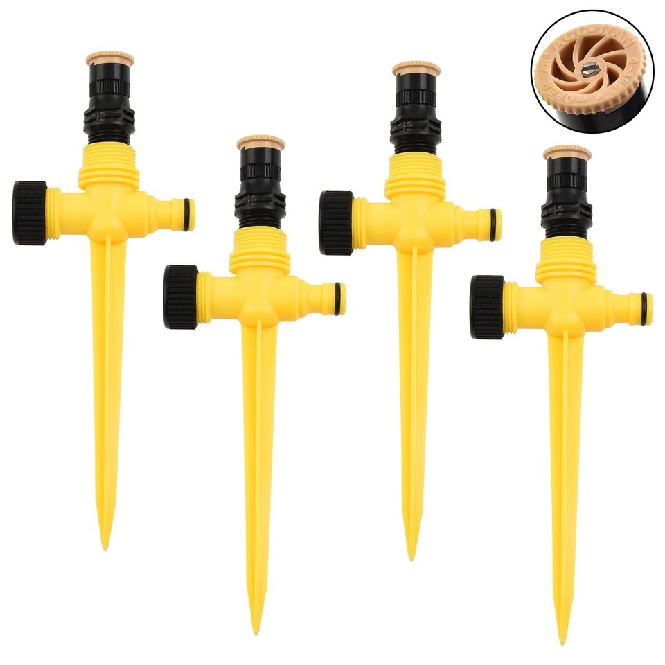 1/2/4pcs Rotation Auto Irrigation System Garden Lawn Sprinkler Save ...