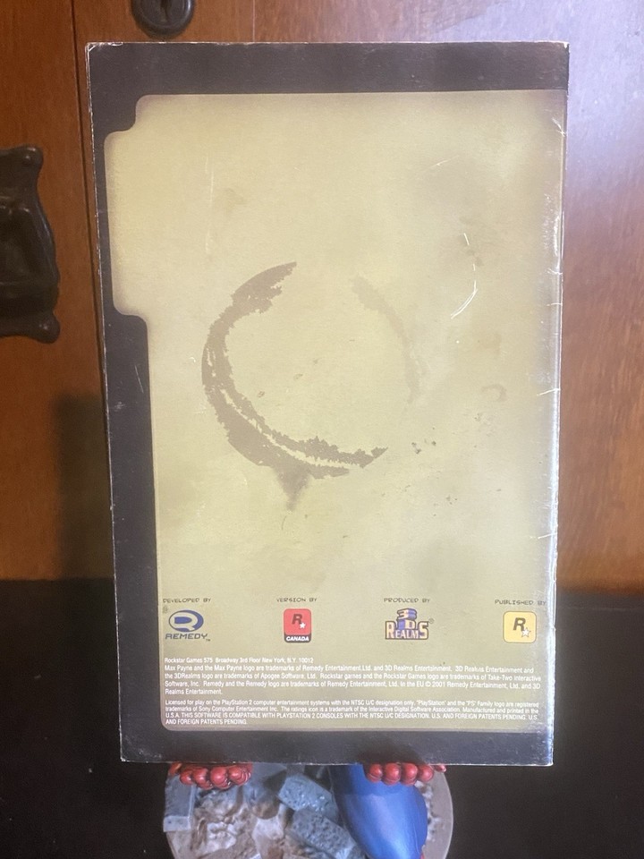 Max Payne - Official Police Dossier / Confidential - PS2 Manual Only ...