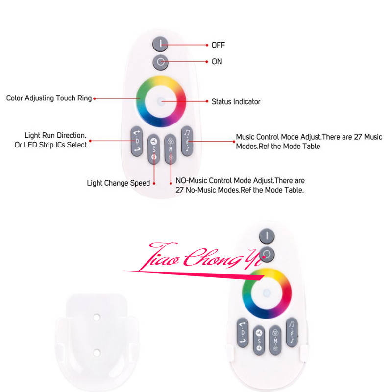WS2812B WS2811 IC Digital Addressable LED strip Music Controller 1000 ...
