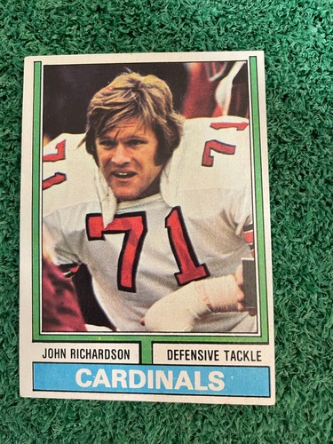 1974 Topps FB 312 John Richardson - St. Louis Cardinals RC | eBay