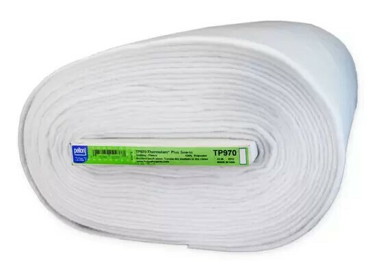 2 yards (72" x 44") TP970 Pellon Thermolam Plus Sew In Polyester Fleece ...