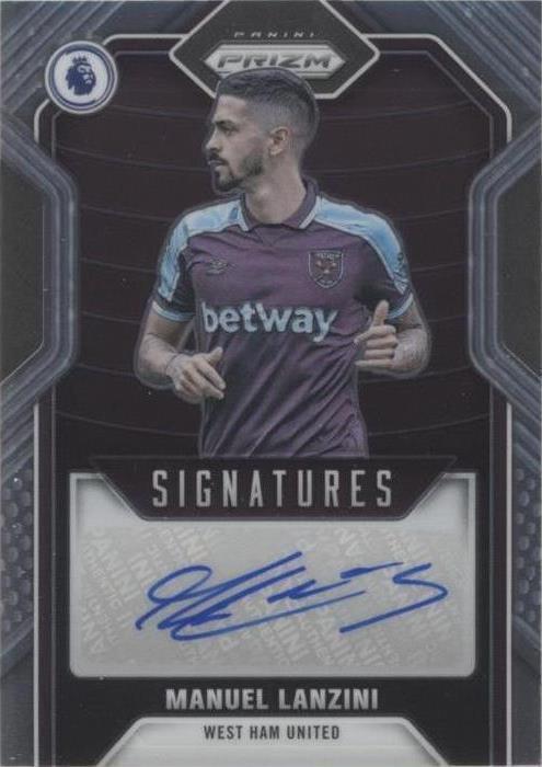 2021-22 Panini Prizm Premier League - Signatures Manuel Lanzini #S-MLA ...