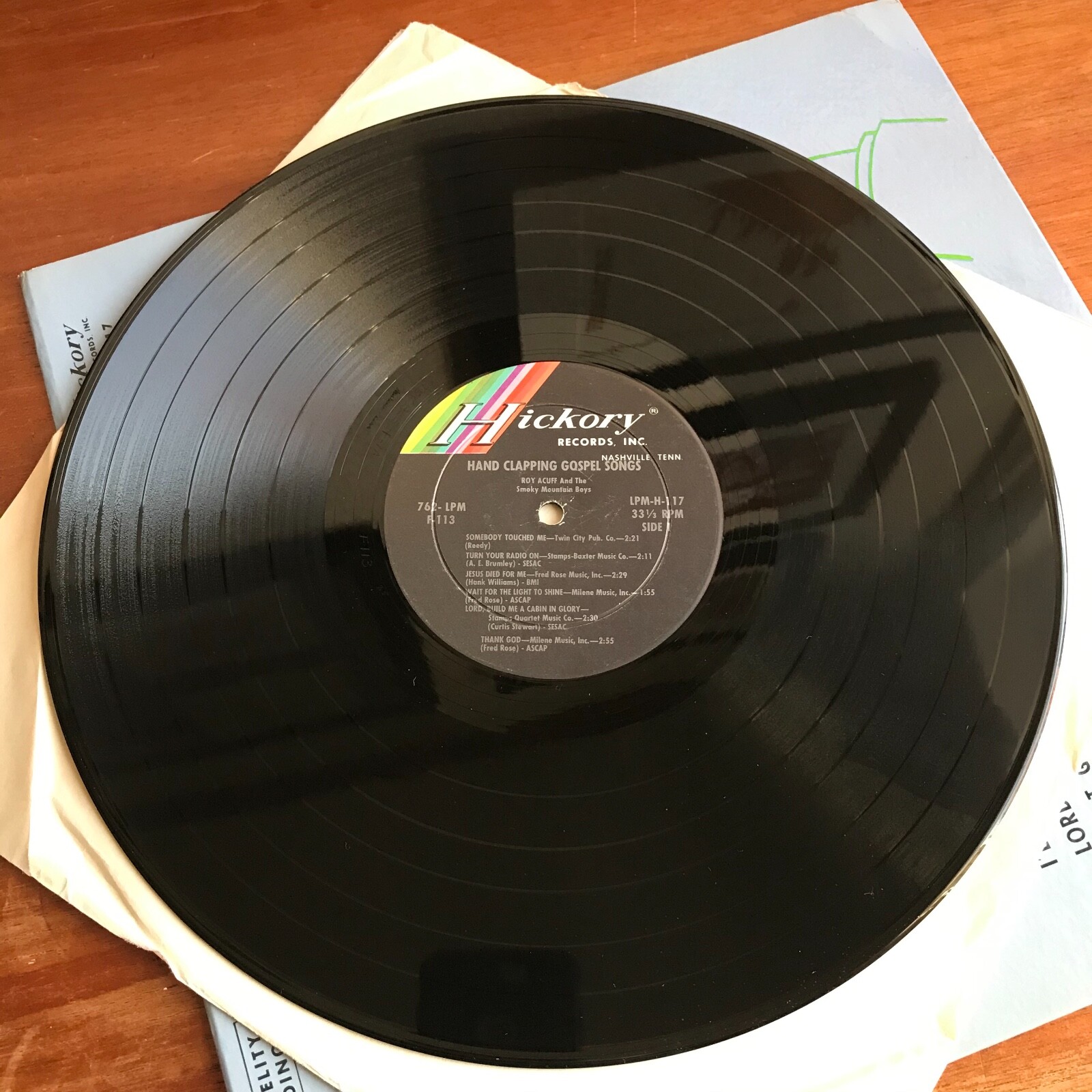 Roy Acuff - Hand Clapping Gospel Songs - LPM 117 1963 Ultrasonic ...