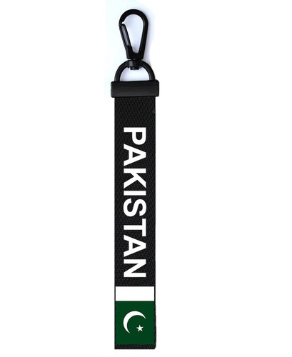 Pakistan Key Chain Keyring Luggage Tag Zipper Pull Bag Pakistani Flag ...
