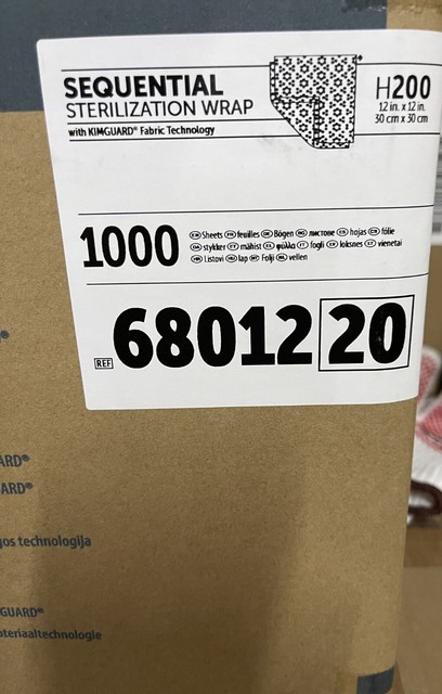Halyard H200 Sequential Sterilization Wrap 12x12 Case 1000 - 68012 for ...