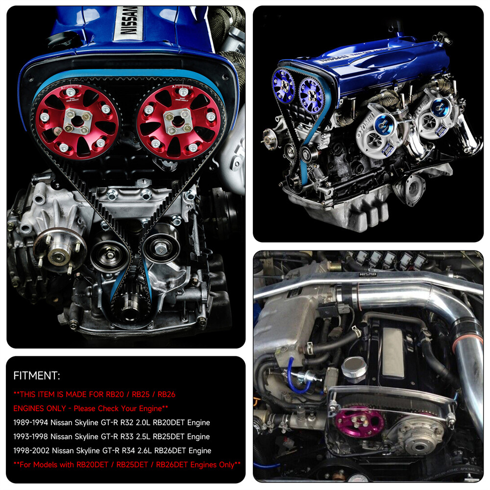 Cam Gear Pulley For Nissan Skyline GTR R32 RB20DET 2.0L R33 RB25DET 2 ...