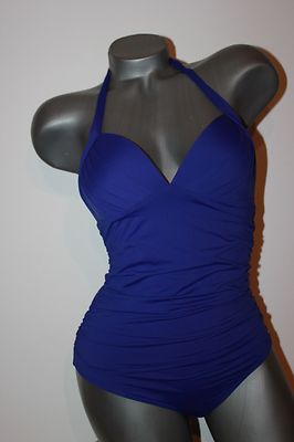 Triumph Badeanzug "Paisley Shore OP" Gr. 38 B blau edel ohne Bügel ...