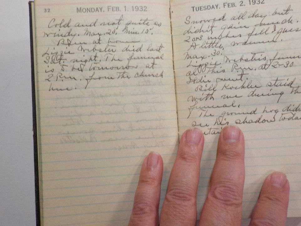 Diary Great Depression 1932 Ford Truck Pelham New Hampshire Handwritten ...
